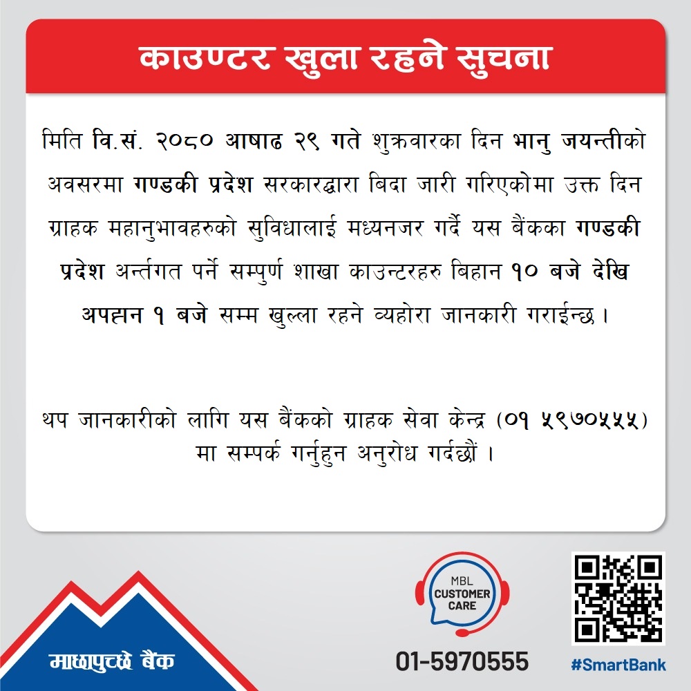 Holiday Counter Update